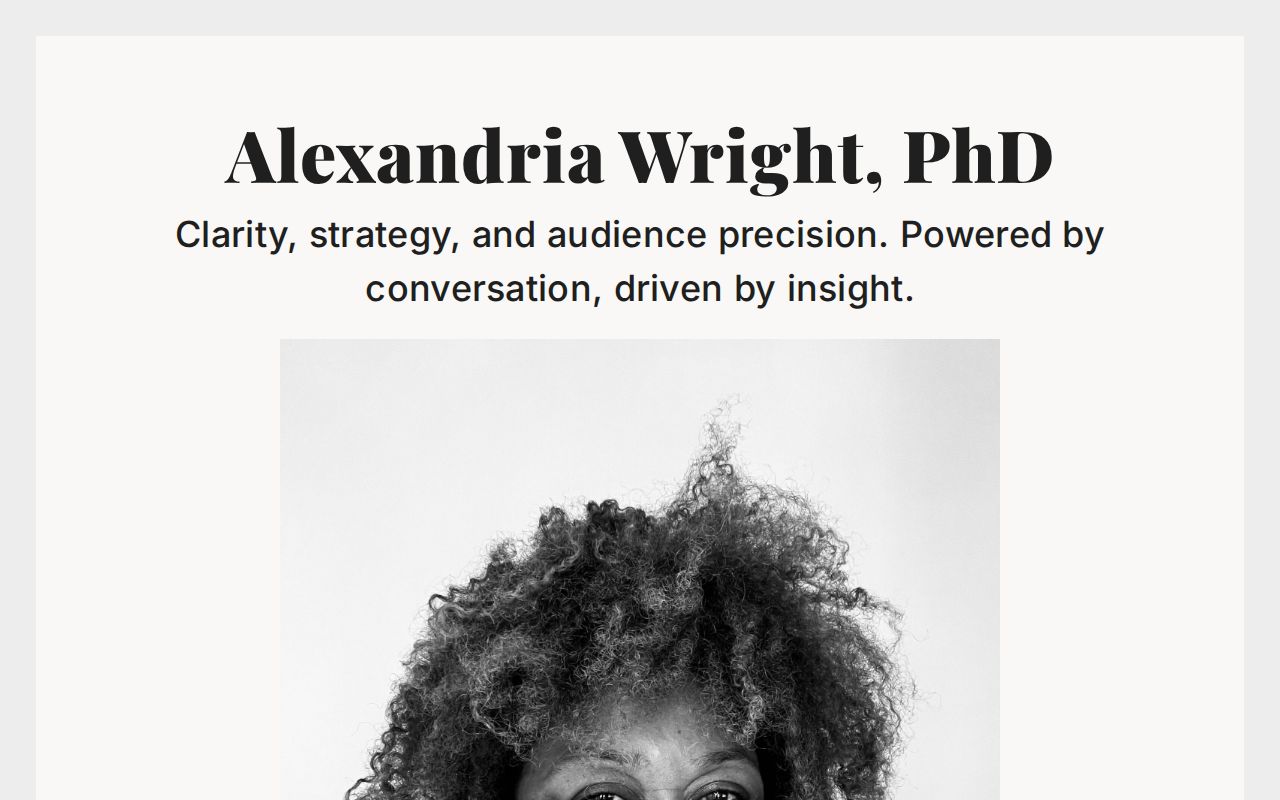 Alexandria Wright, PhD